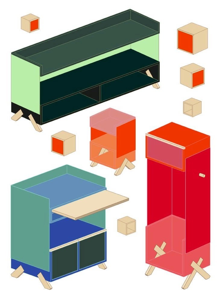 Transparent storage units | Avso