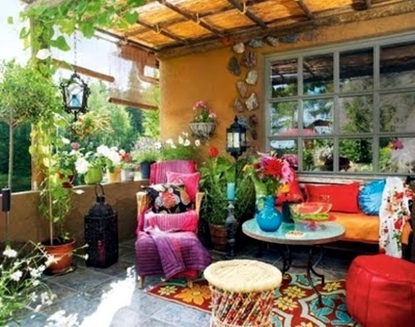 Adorable Boho Chic terrace designs | Interior Design Ideas | AVSO.ORG