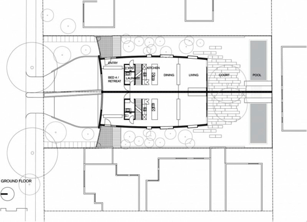 Australian Double House Design by BKK Architects | Avso