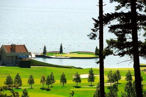 Floating Golf Course in Coeur d'Alene, moves! | Avso