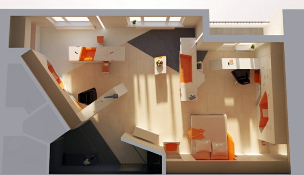Modular House Interior – The 5 Room-in-a-Box | Avso