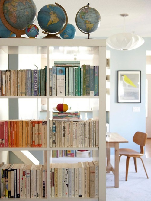 Correctly and smartly arrange the bookshelves – 5 ideas for elegant ...