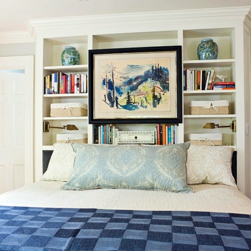 Correctly and smartly arrange the bookshelves – 5 ideas for elegant ...