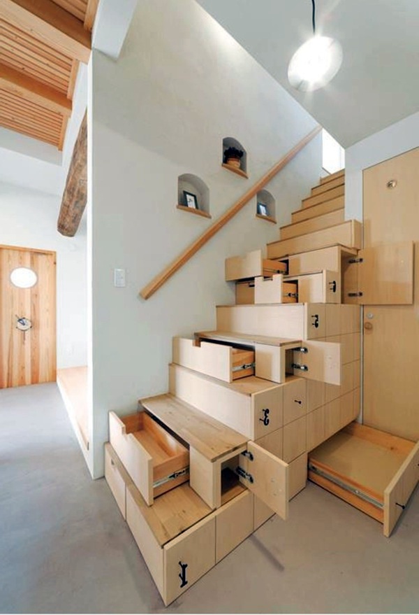 Created by stairs drawers plenty of storage space – stairs in the trend ...