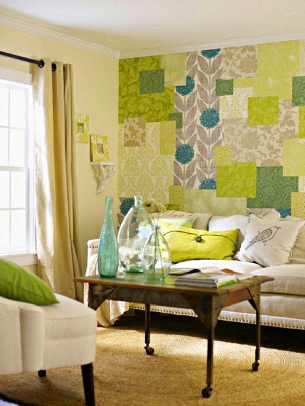 35 great ideas for patchwork wall decoration | Avso