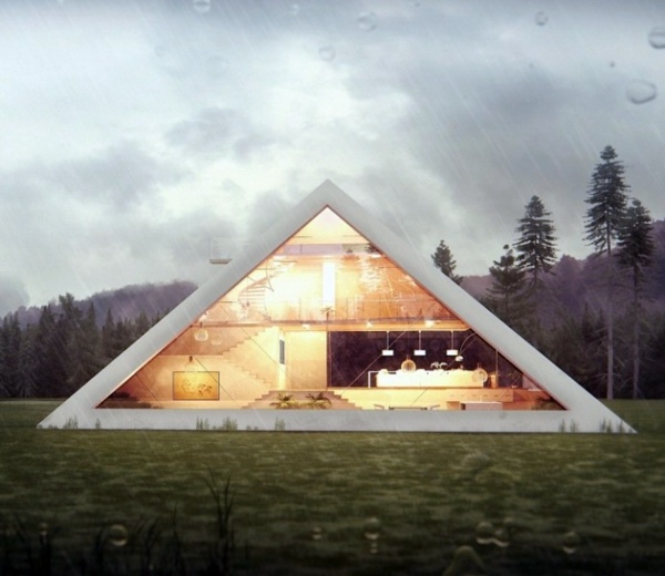 House in shape of pyramid | Avso