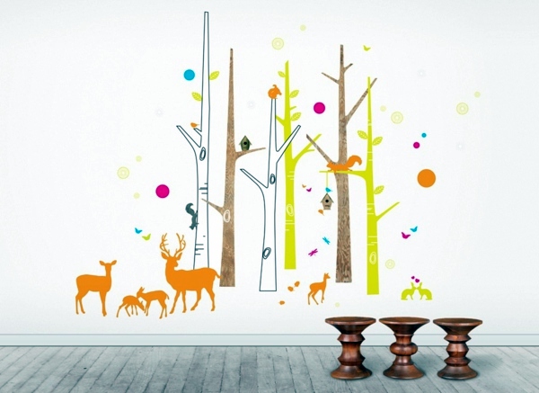 Contemporary Wall Decals – 18 great pattern for your wall decoration | Avso