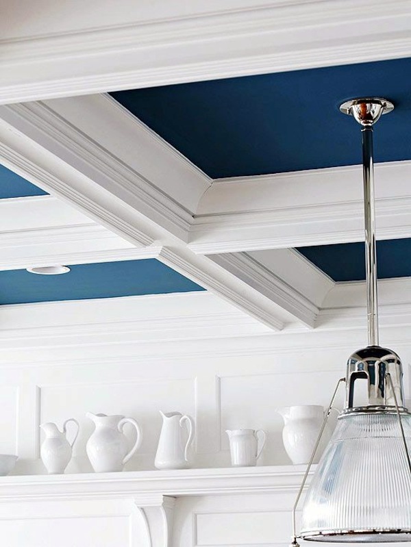 Ceiling covering turns the room into a work of art | Interior Design ...