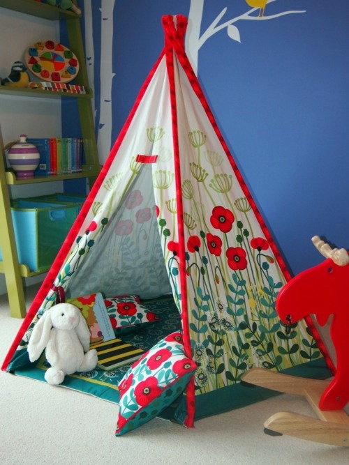 Cute Indian tipi tent in the room of your children Moozle | Avso
