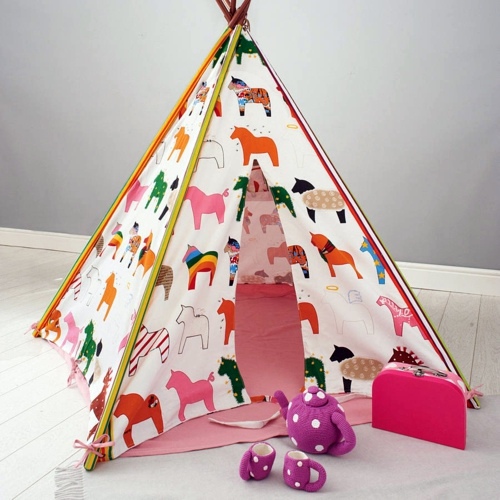 Cute Indian tipi tent in the room of your children Moozle | Interior ...