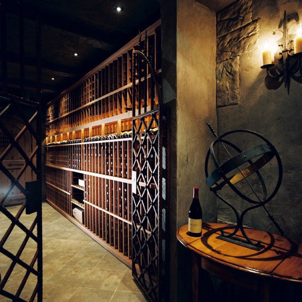 Artful wine cellar with a peak design by Patrick Wallen | Avso