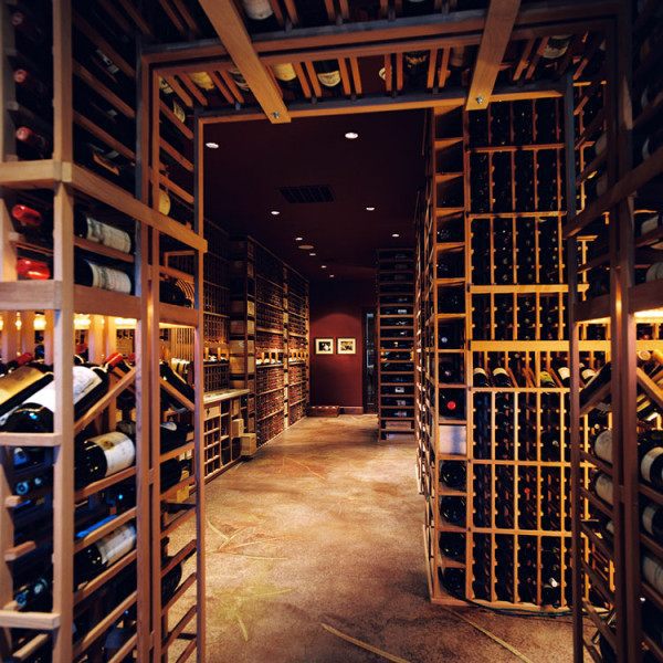 Artful wine cellar with a peak design by Patrick Wallen | Avso